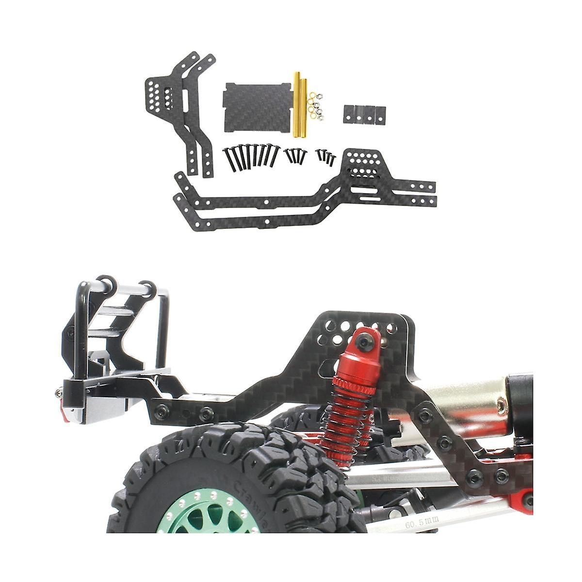 Lcg Carbon Fiber Chassis Kit Frame Girder Rail For Trx4m 1/18 Rc ...