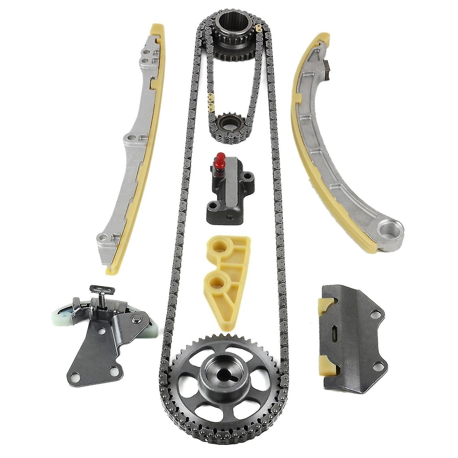 Engine Timing Chain Kit - With Tensers Guide Rails Timing Chain Rep Kit ...