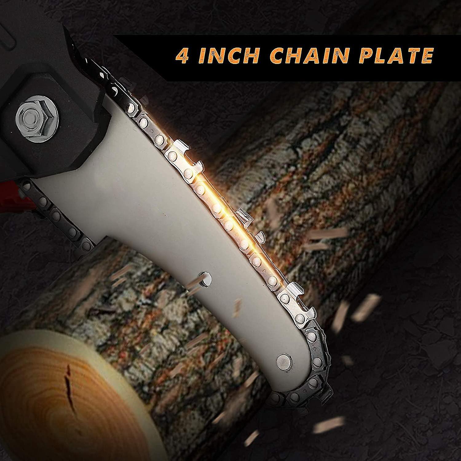 2 Pieces 4 Inch Mini Chainsaw Guide Plate Replacement Guide Bar For 4 ...