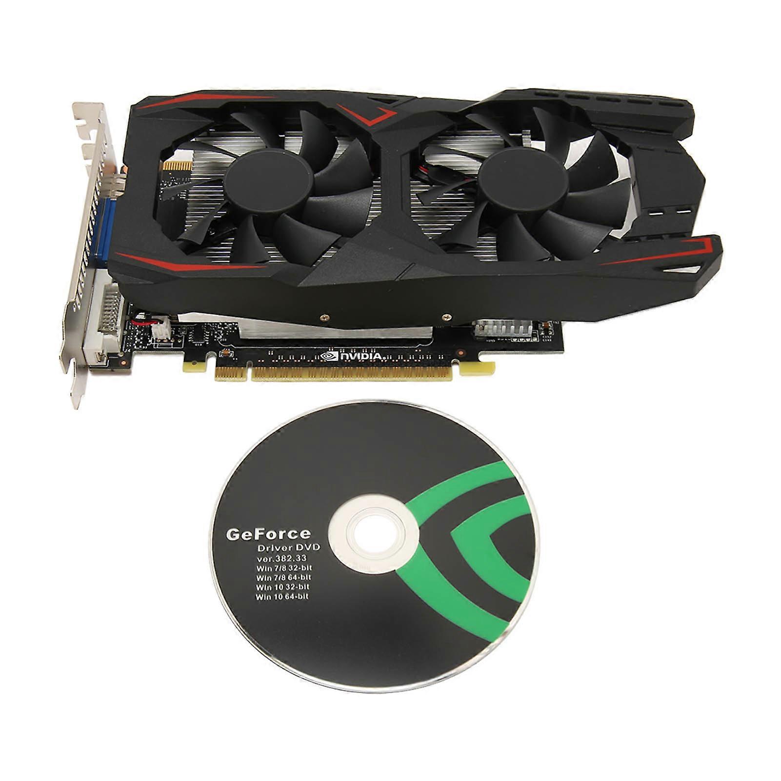 Dual Fan Graphics Card 4GB DDR5 128bit Rapid Cooling Low Noise Video ...