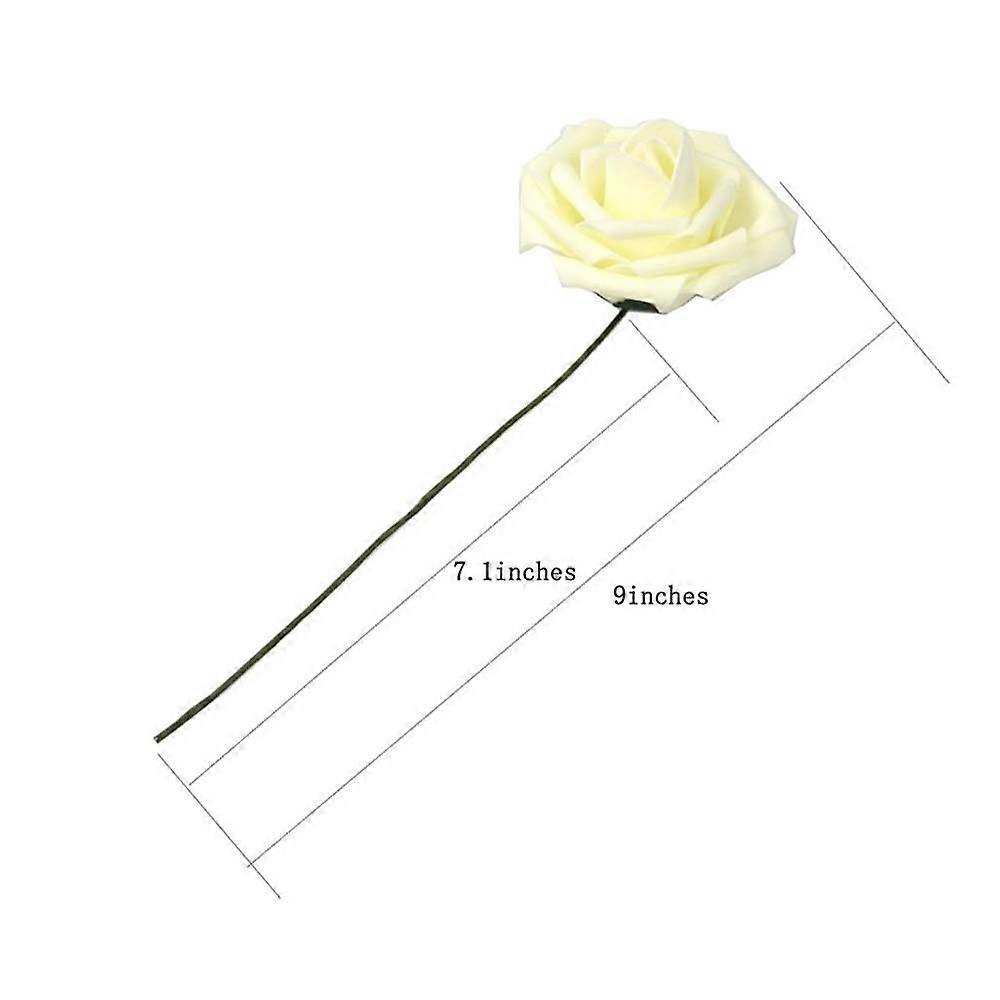 60st Konstgjorda Rosor Blommor Äkta Snygga Falska Rosor Konstgjorda Skumrosor Dec | Fruugo SE