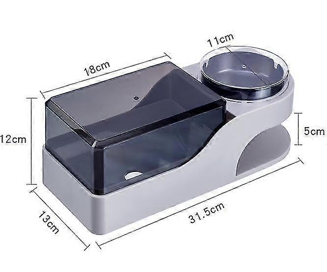 Toilet Tissue Box With Ashtray Waterproof Paper Holder Wall Mounted ...