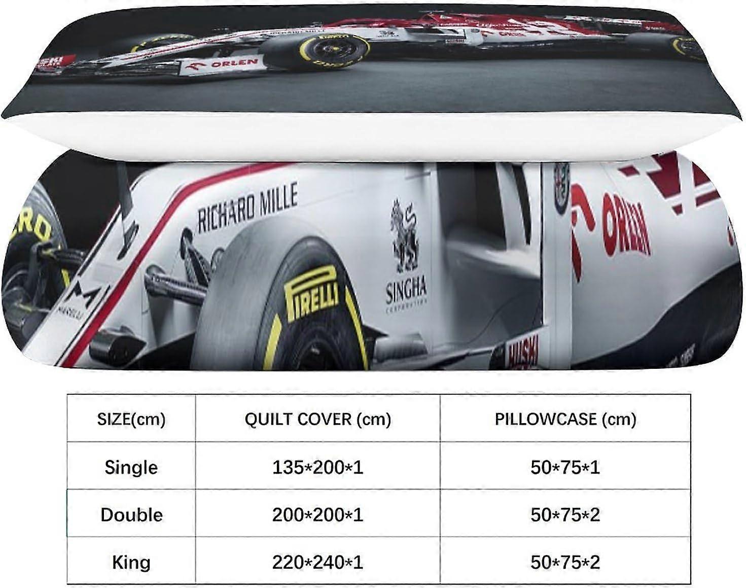 Formula 1 Duvet Cover 3D Bedding Sets for Adult Kids, Microfiber F1 ...