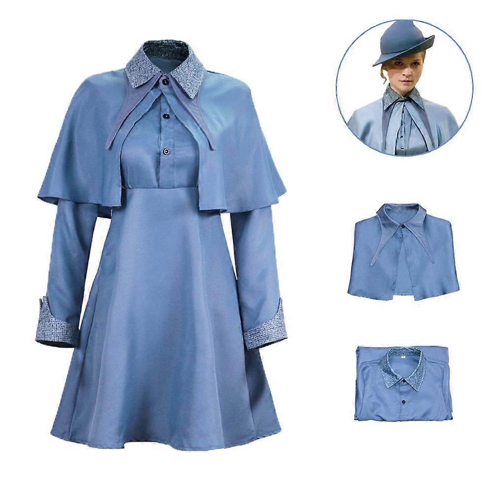 Harry Potter Fleur Isabelle Delacour Cosplay Costumes Beauxbaton School ...