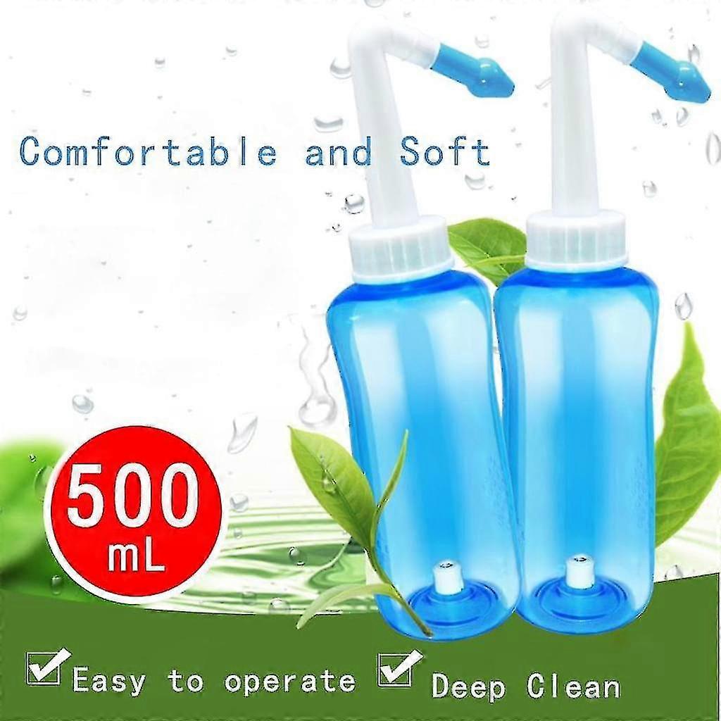 Nasal Wash, 500ml Cleaner Nose Cleaning Nasal Wash Neti Pot Nasal Rinse ...