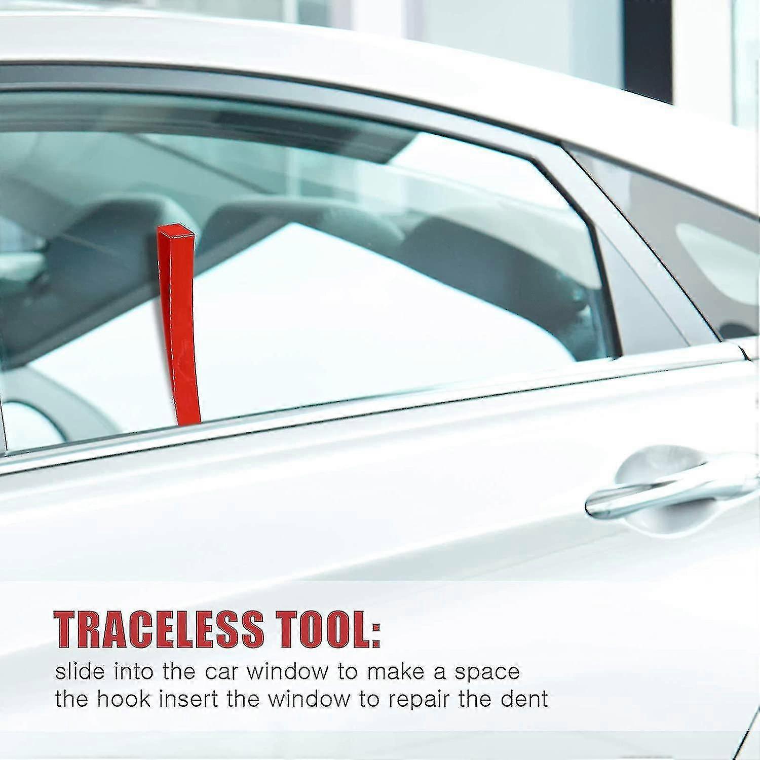 4 Pieces Window Curved Wedge Paintless Dent Repair Tools Plastic Car ...