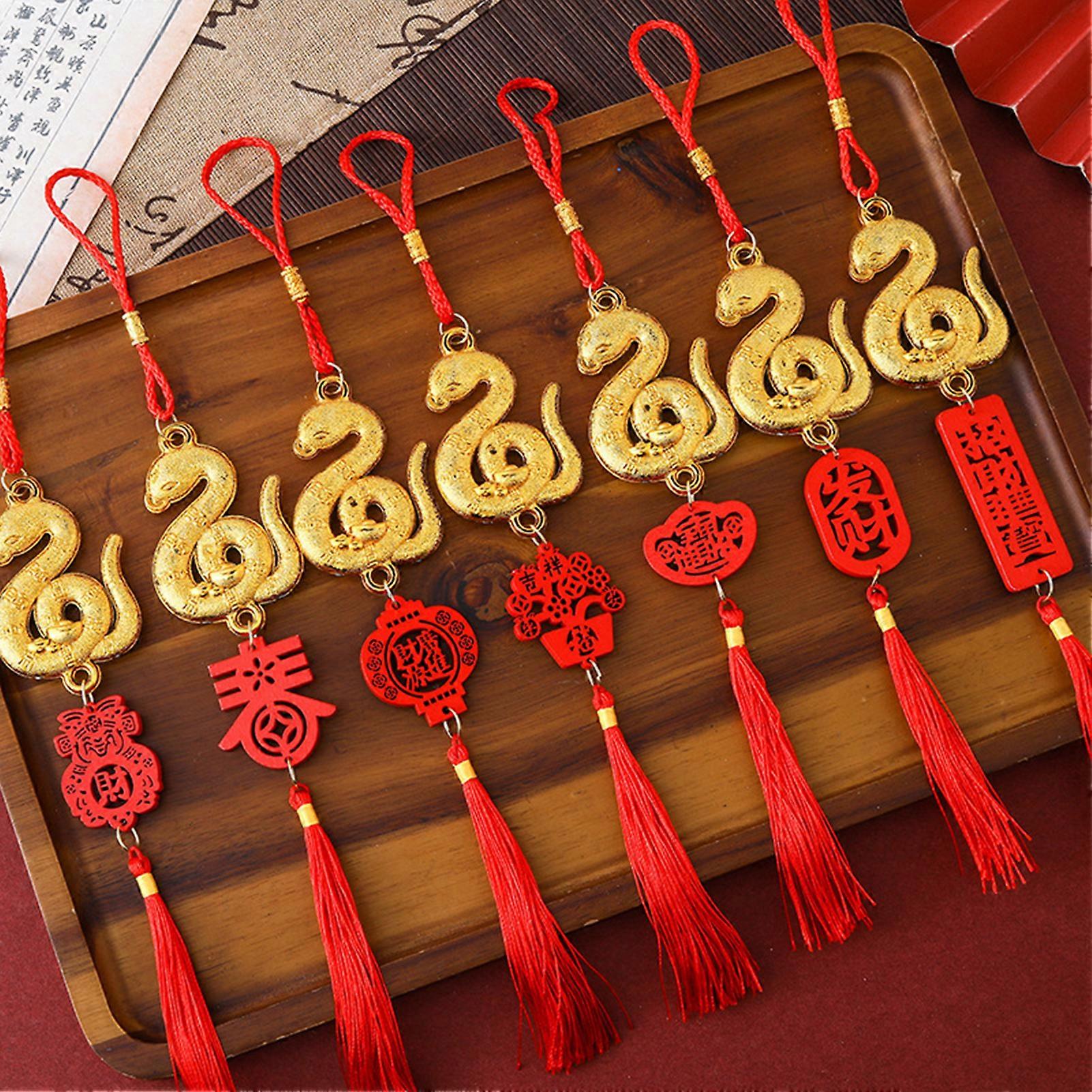 Snake Ornament 2025 Year of The Snake Feng Shui Decor Chinese Lunar New ...