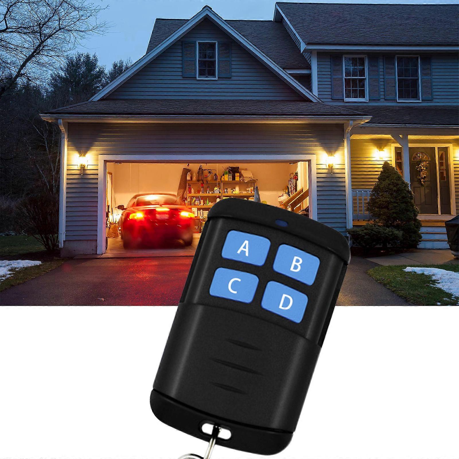 Universal RF 433 MHz Remote Control Learning Code 1527 EV1527 For Gate Garage Door Controller ...