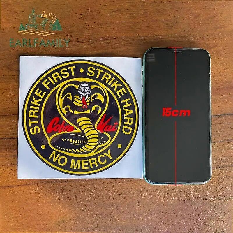 EARLFAMILY 13cm For Cobra Kai Circle Logo Big Cobra 13 Fine Decal ...