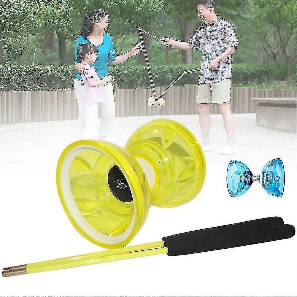 Professional Bearing Diabolo Set Toy High Speed Soft Juggling With Rope ...