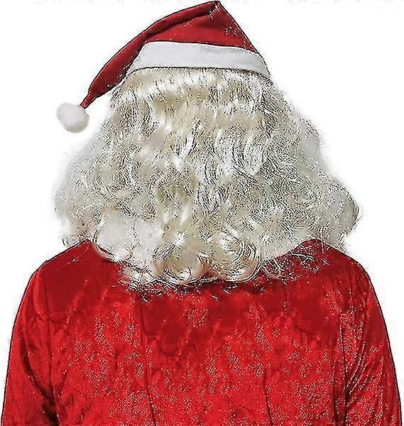 Christmas Santa Claus Mask, Realistic Latex Mask Full Over Head Masks ...