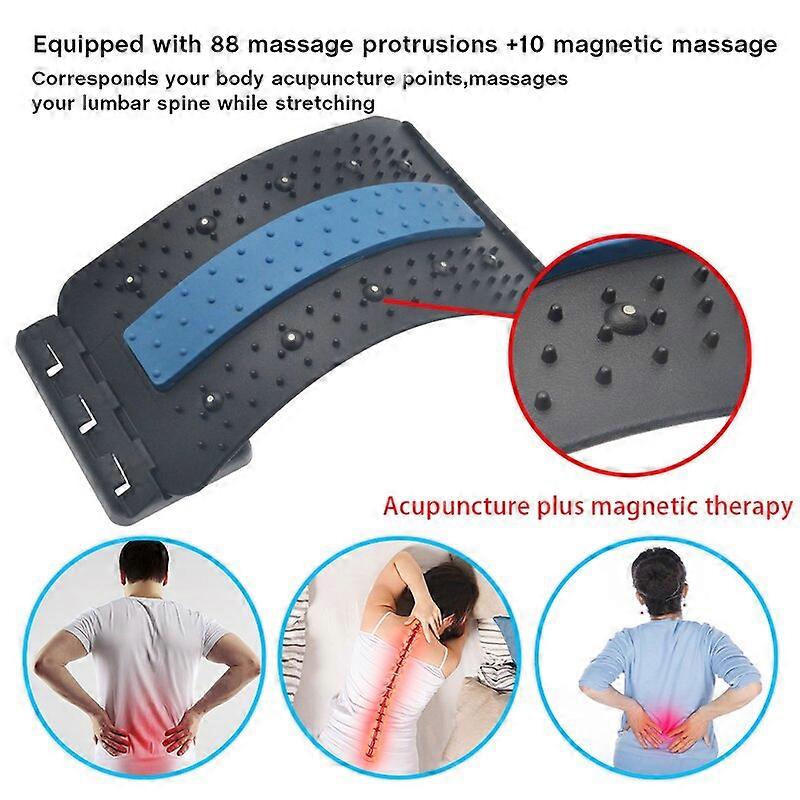 Magnetic Therapy Back Massage Stretcher Posture Corrector Neck Stretch ...