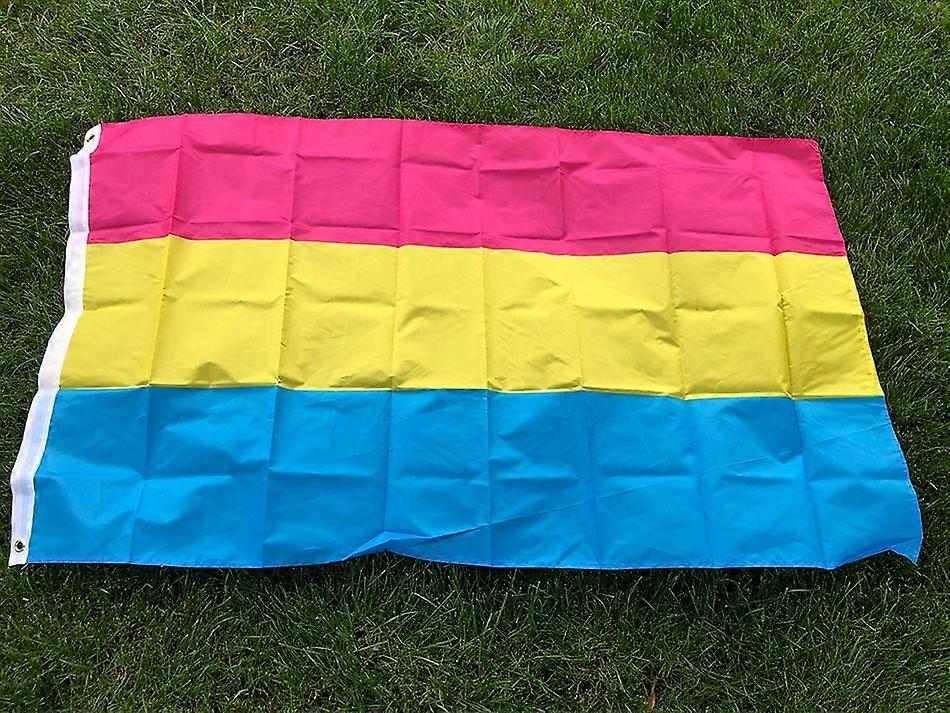 LGBT Rainbow flag 90x150cm Omnisexual LGBT pride Pan pansexual Flag polyester hanging banner for ...