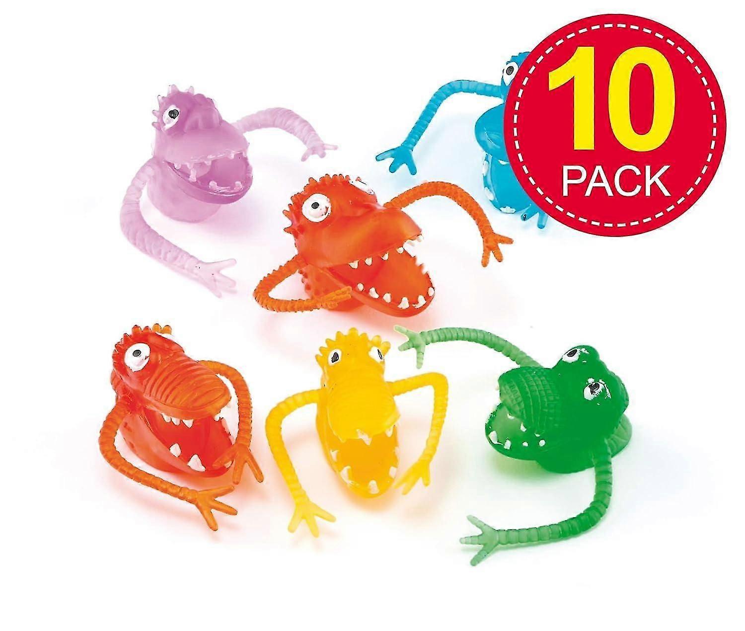 Monster Finger Puppets Set of 10, Puppets for Kids, Party Favor Bags ...