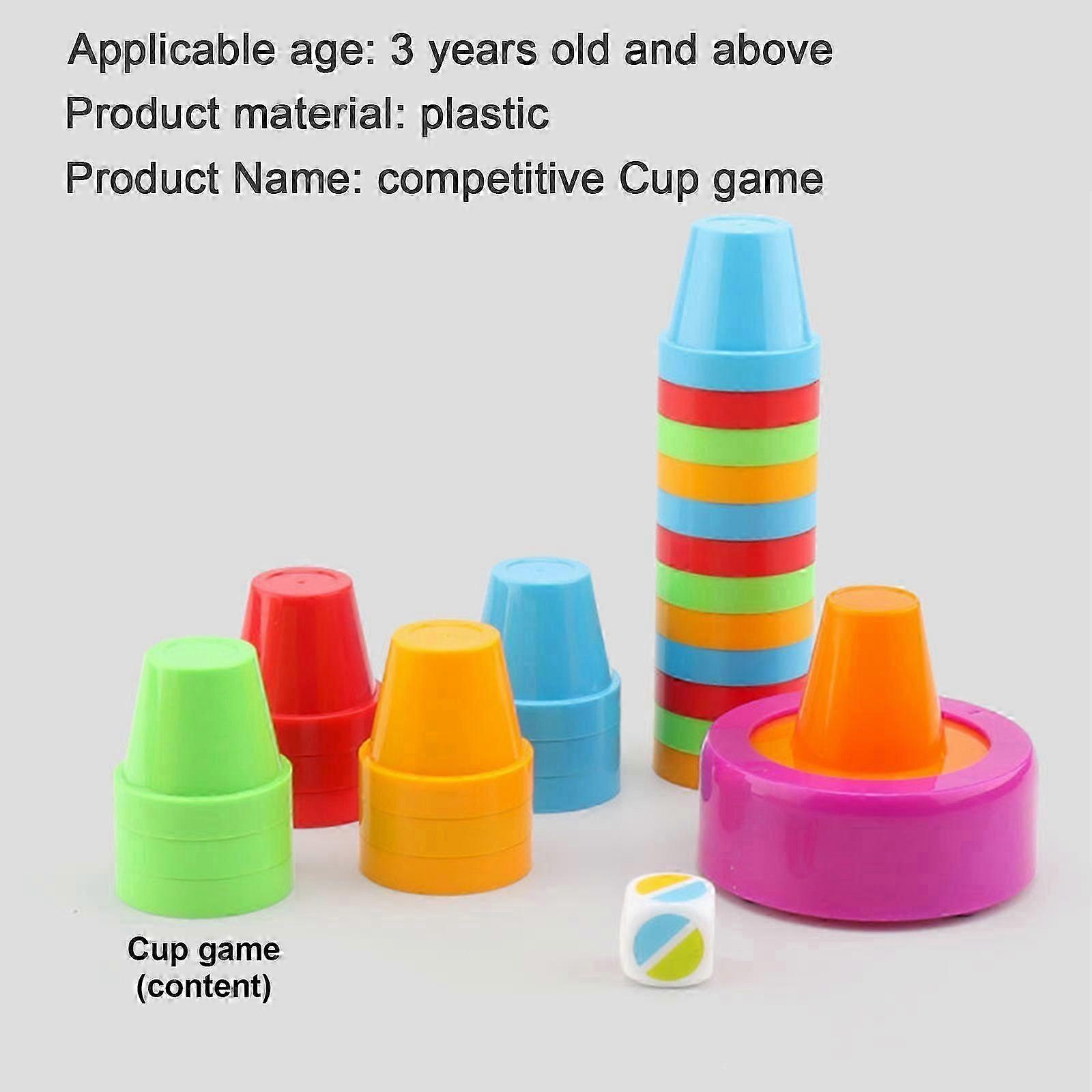 Children's Adult Competitive Cup Cup Double Three Desktop Puzzle ...