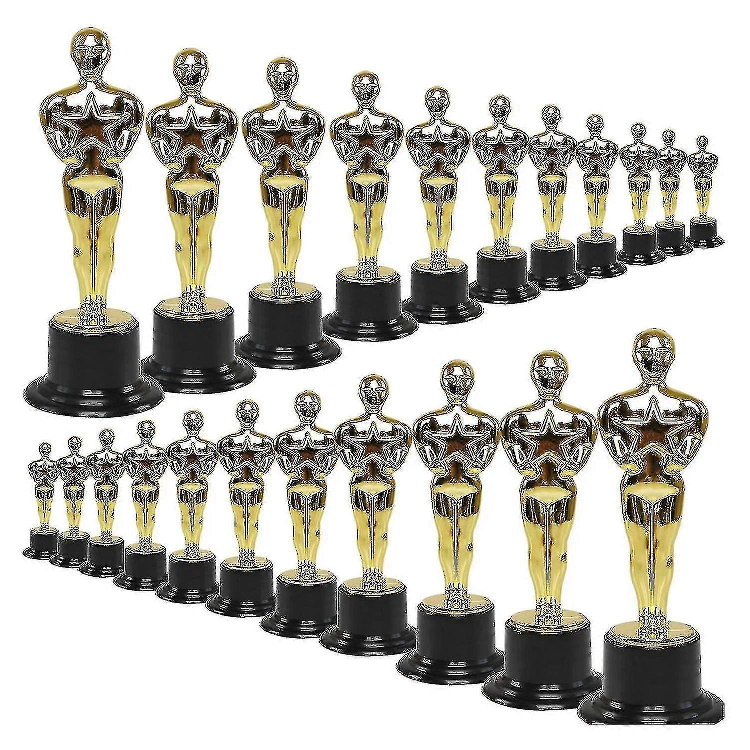 24 Pack Plastic Award Trophies Statuette For Party Favors,school Award ...