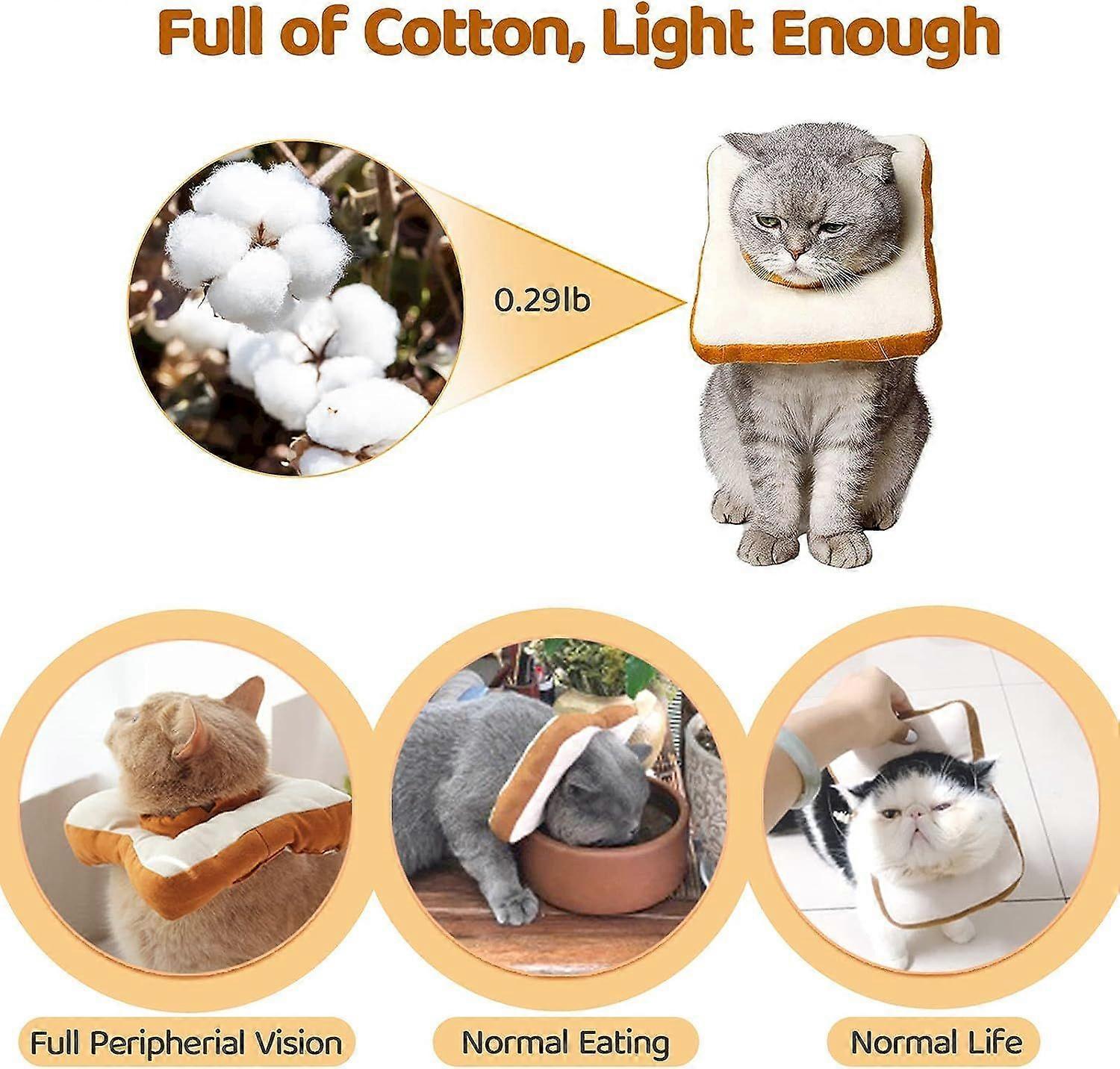 Adjustable Cat Cone Collar Soft, Cat Recovery Collar, Cone for Cat ...