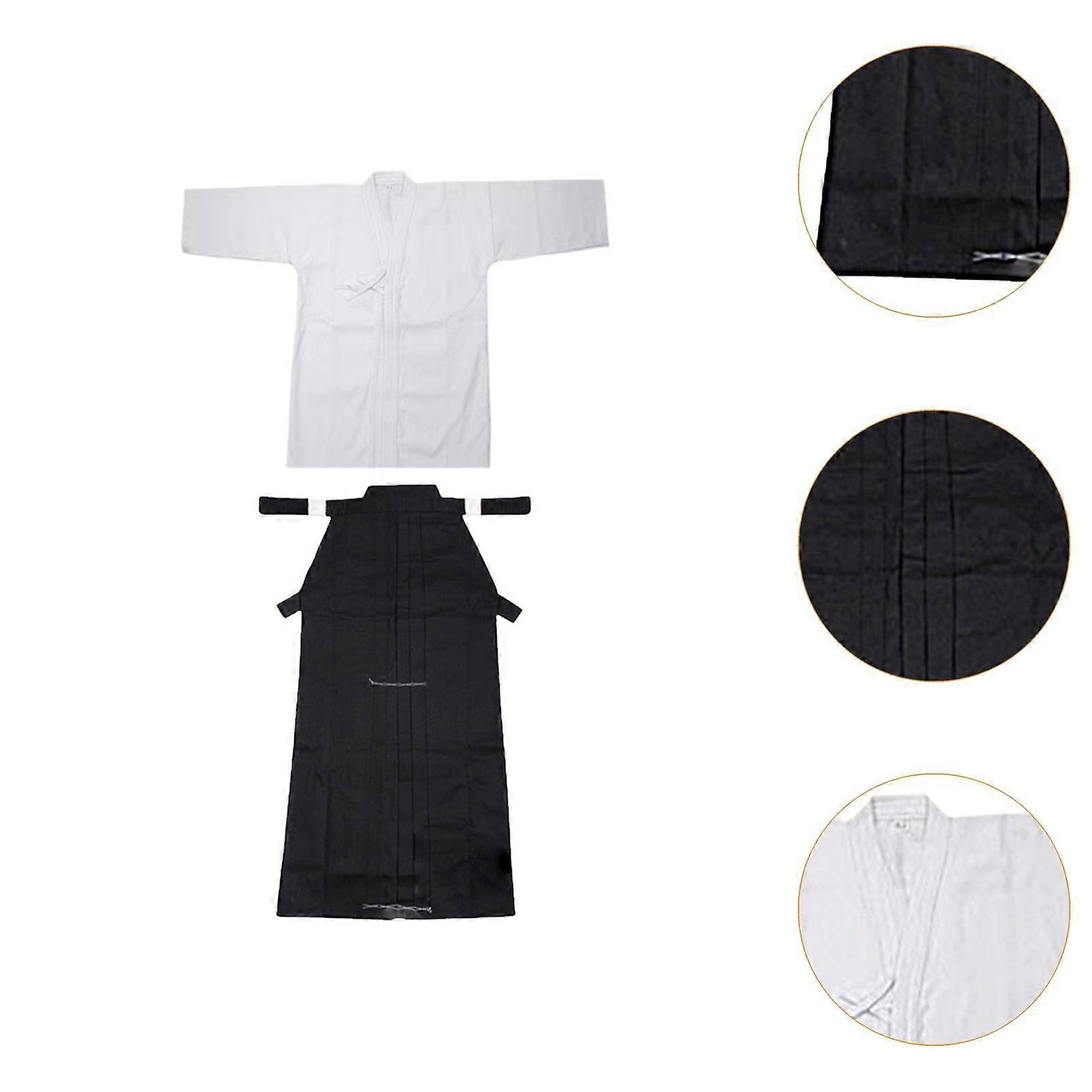 Kendo Uniform Set Ninjas Iaido Adults Kung Fu Apparel Judo Aikido ...