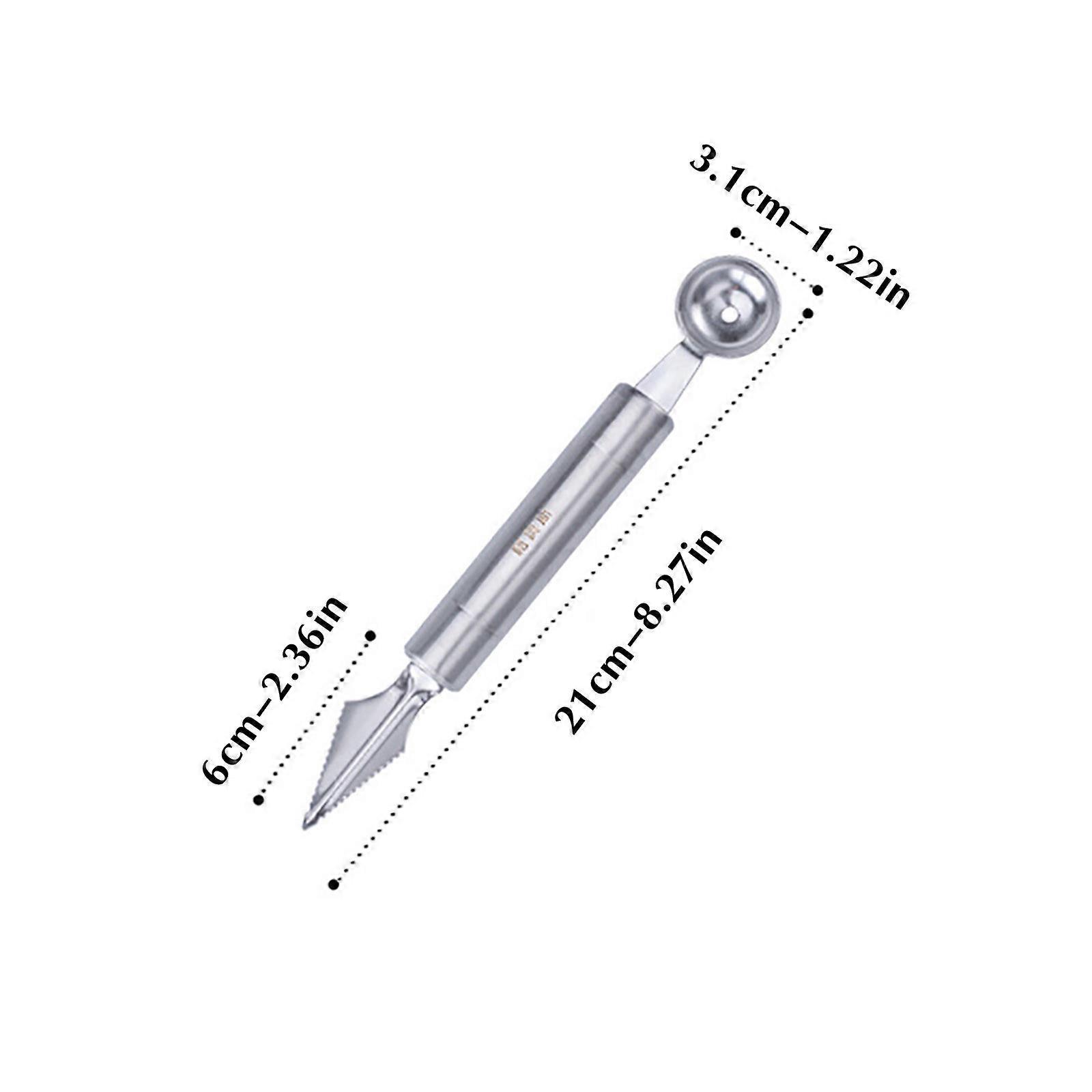Stainless Steel Melon Baller Fruit Decoration Carving Knife For DIY ...