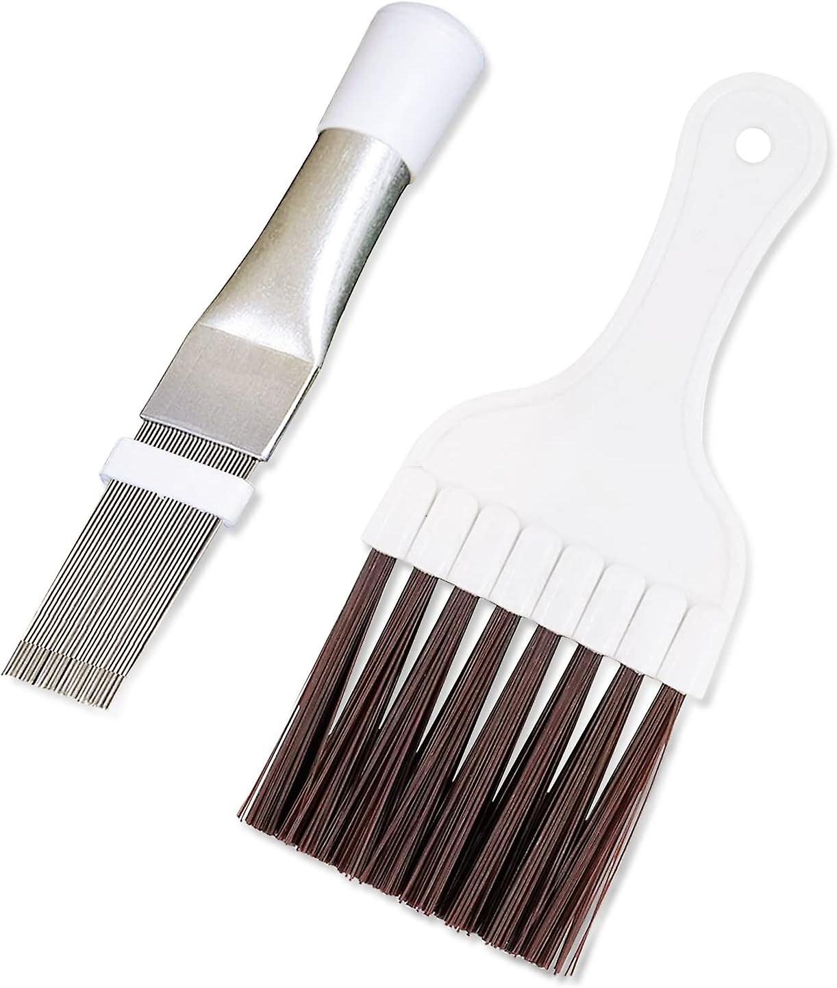 2 Pieces Air Conditioner Condenser Cleaning Brush, Stainless Steel Air ...