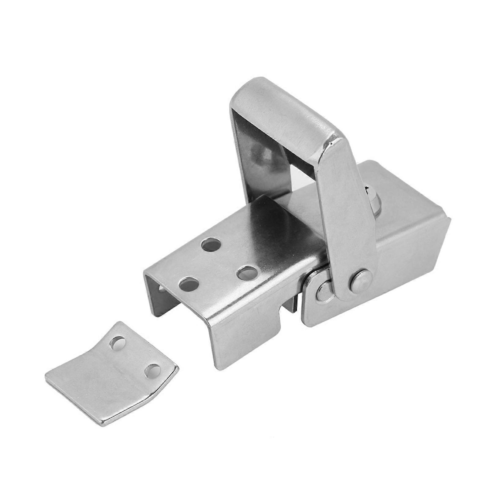 Metal Stainless Steel Concealed Toggle Latch Safety Catch Key Lock Hasp ...