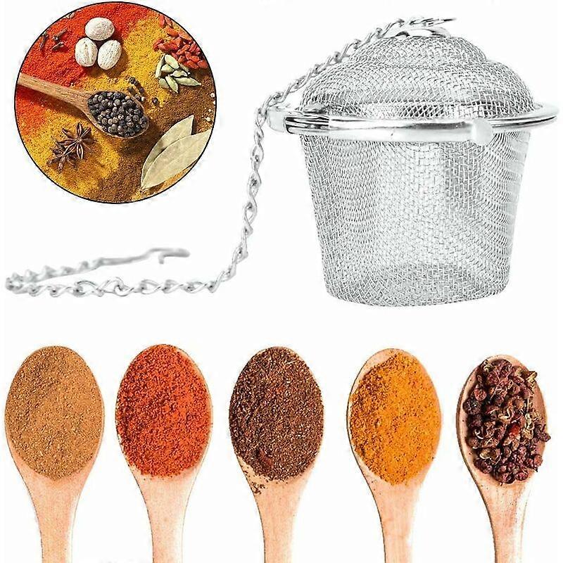 Stainless Steel Spice Ball, Spice Filter Tea Ball Tea Infuser with ...