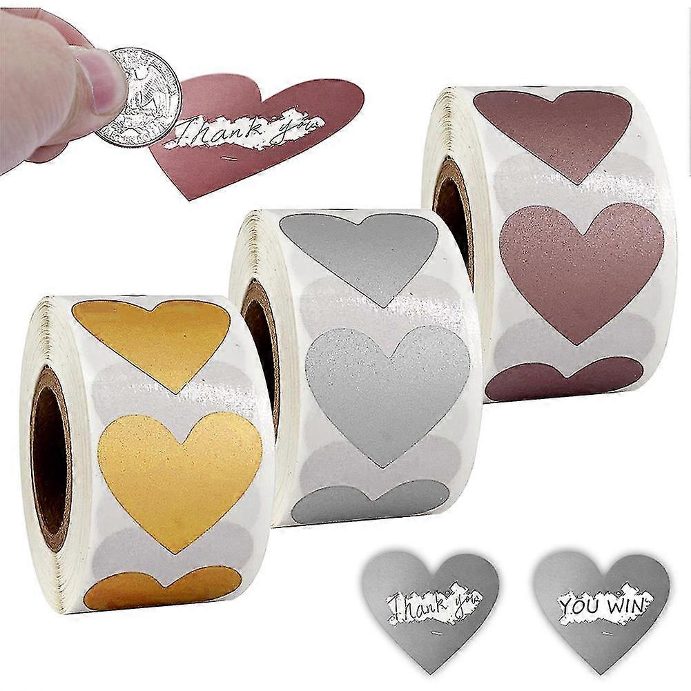 300pcs/roll Wedding Diy Portable Ticket For Scrapbook Game Off Stickers ...