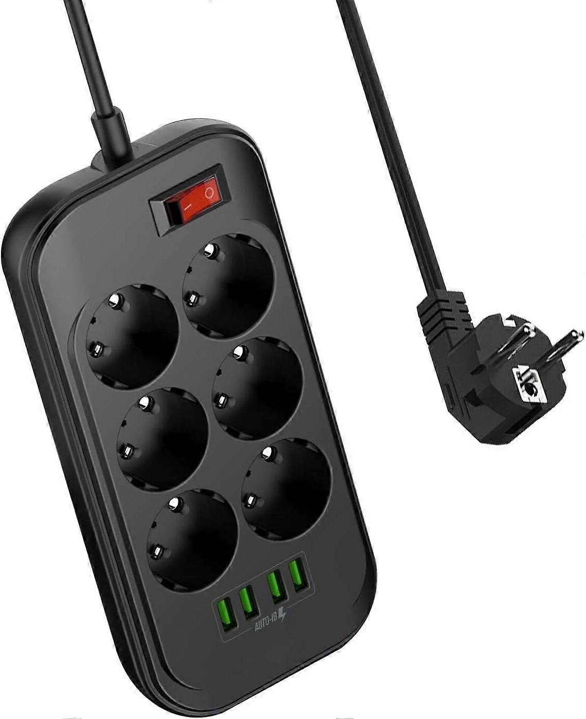 Multi-socket Electric Shoe, DomoWin Multi-socket Shoe with 4 USB and 6 ...