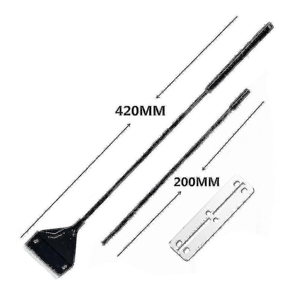 Aquarium Algae Scraper Fish Tank With Extension Rod And 10 Blades ...