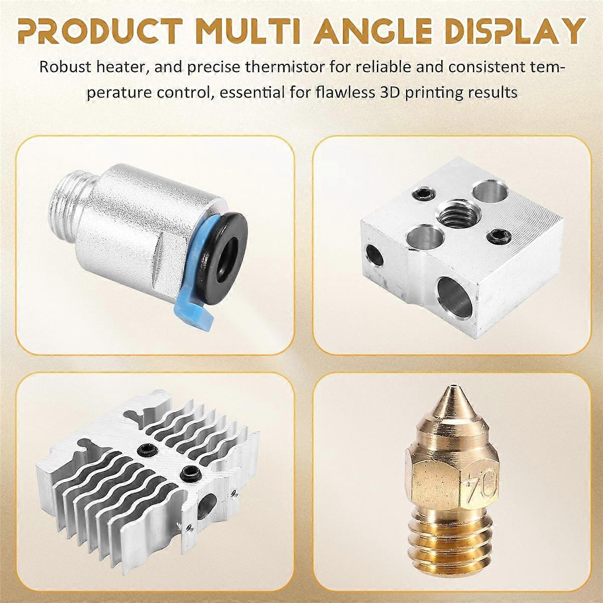 For 3 Neo V2 Neo Max Neo Hotend Kit Heat Block Heater Thermistor for 3D Printer Part | Fruugo UK