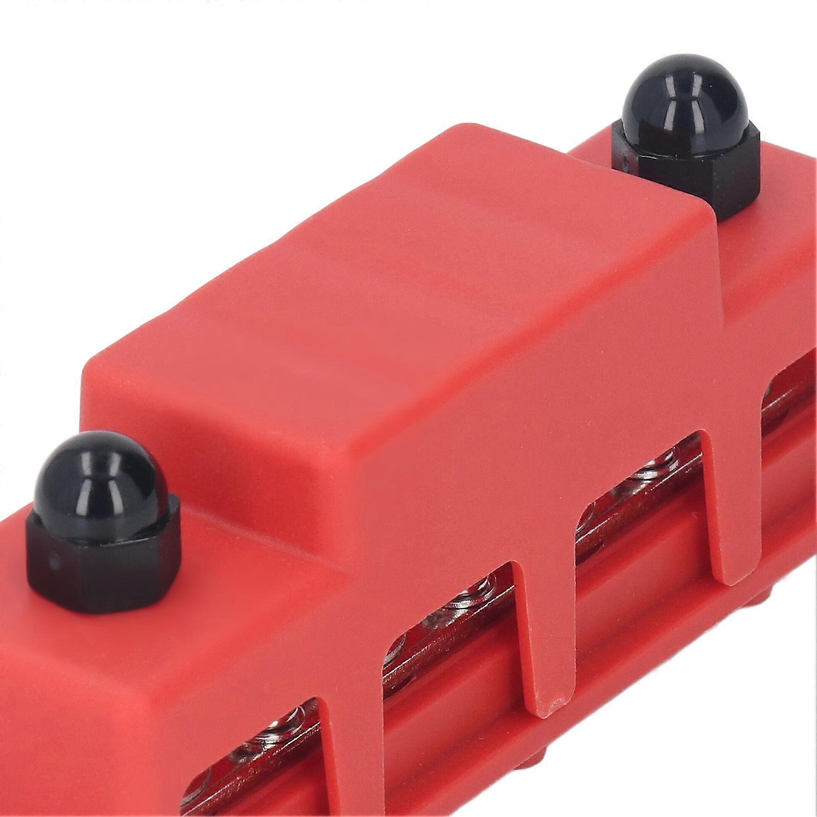 4 Stud M8 Bus Bar Heavy Duty Module Power Distribution Block Busbar Box ...