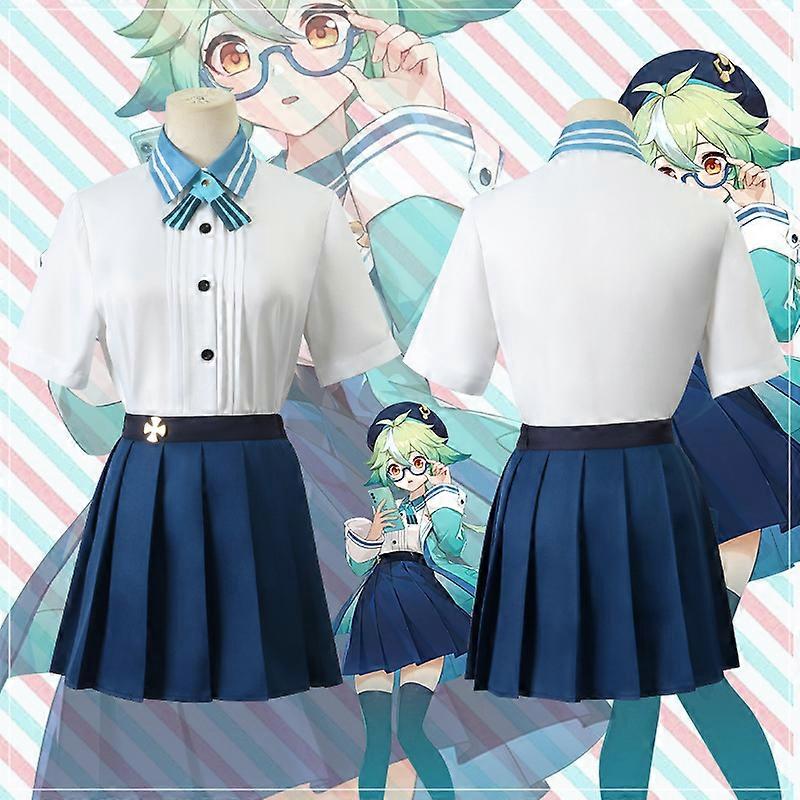 Genshin Impact costume Sucrose jyoshi koukouseischool uniform harmless ...