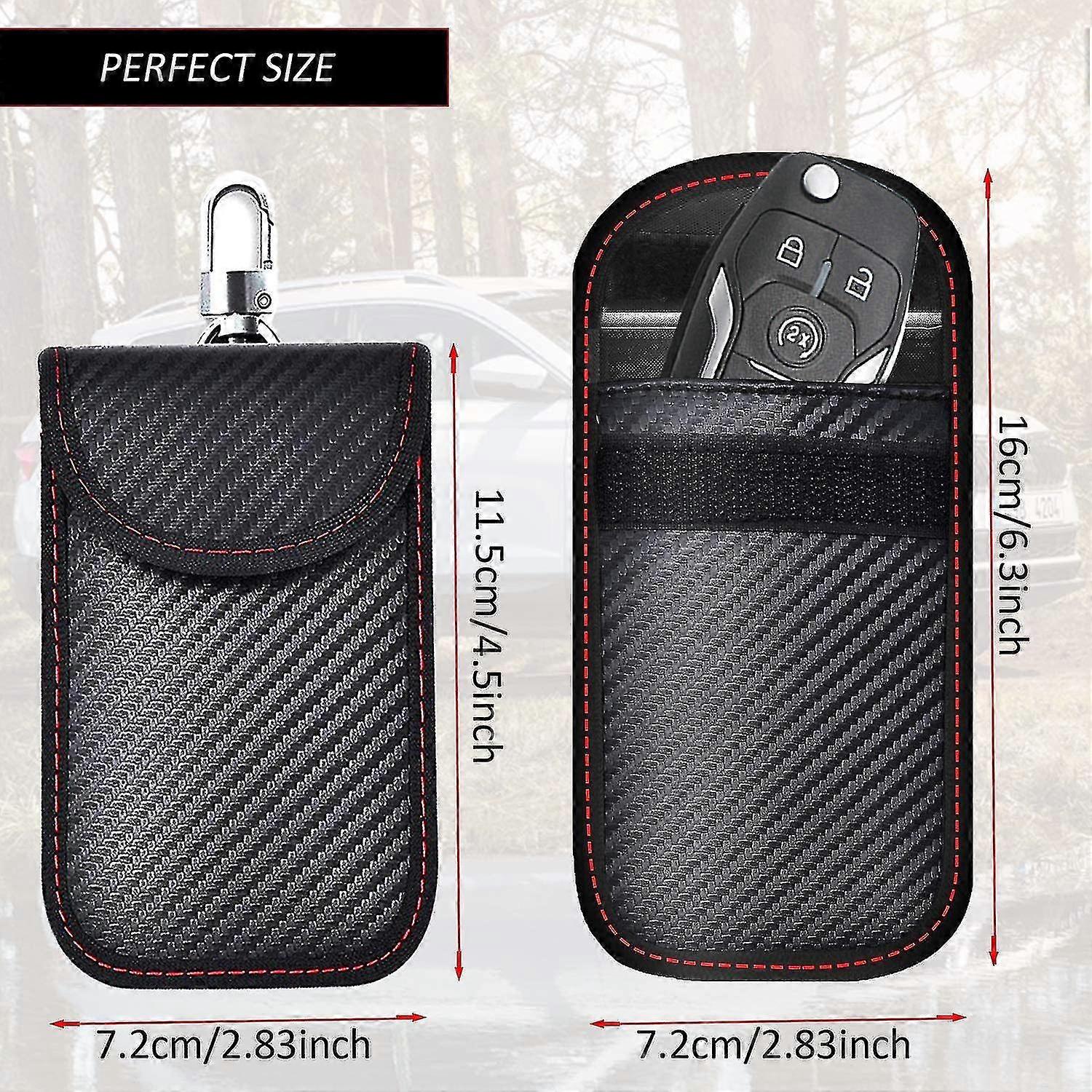 Faraday Key Fob Protector (2-pack) Car Safety Protection Bag | Fruugo UK