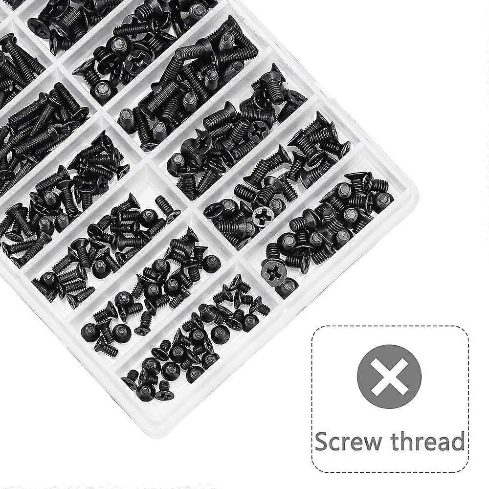355Pcs PC Screws Assorted Set M2 M3 M2.5 Computer Screws HDD M.2 SSD ...