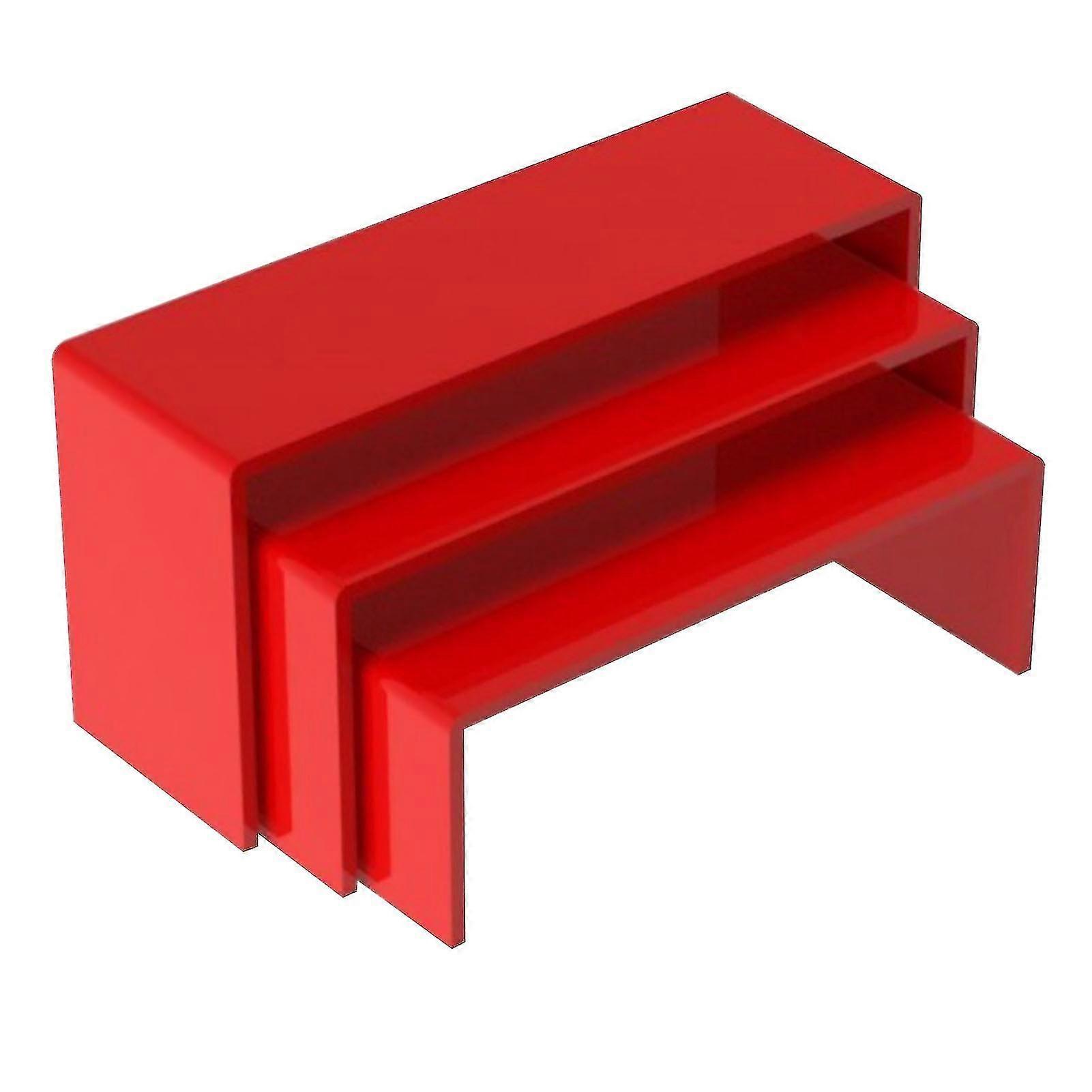 U-shape Acrylic Display Stand Multipurpose Jewelry Figures Showcase For ...