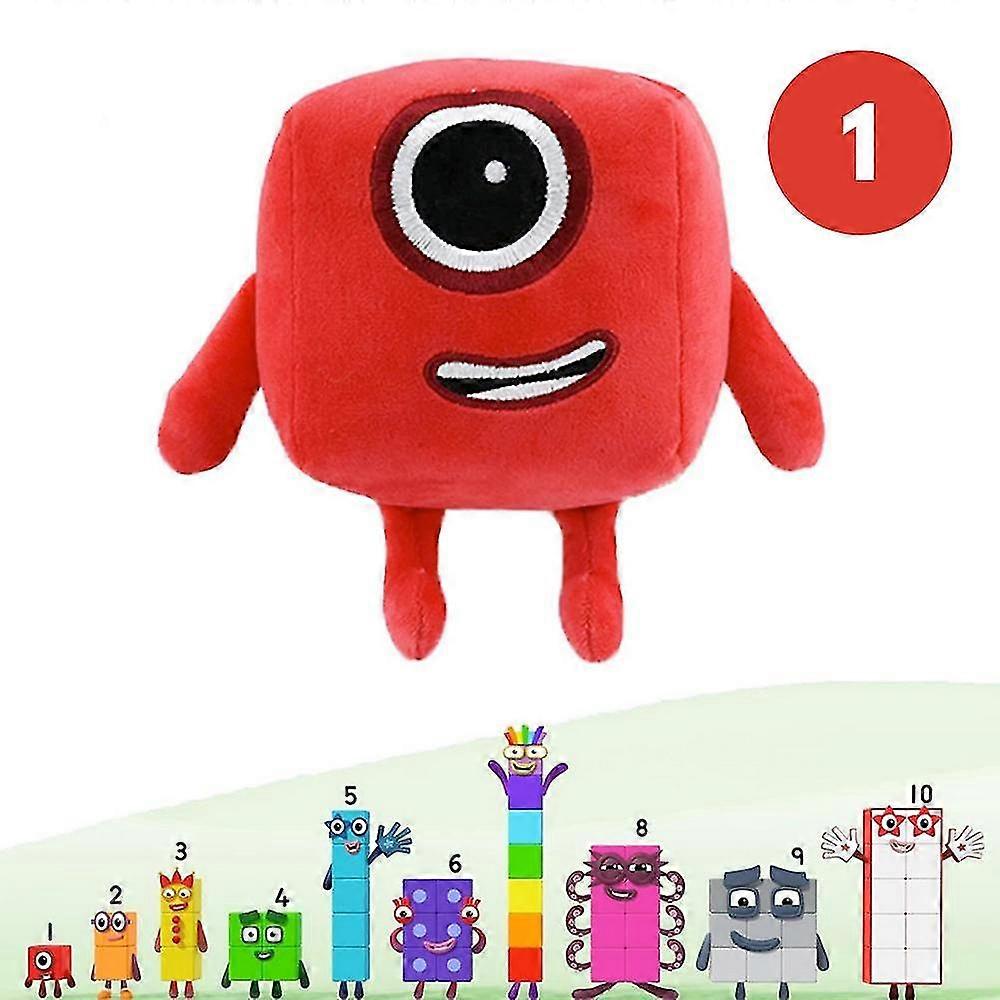 Numberblocks 1-10 Plush Doll Toy Gift Educational Premium Stuffed ...