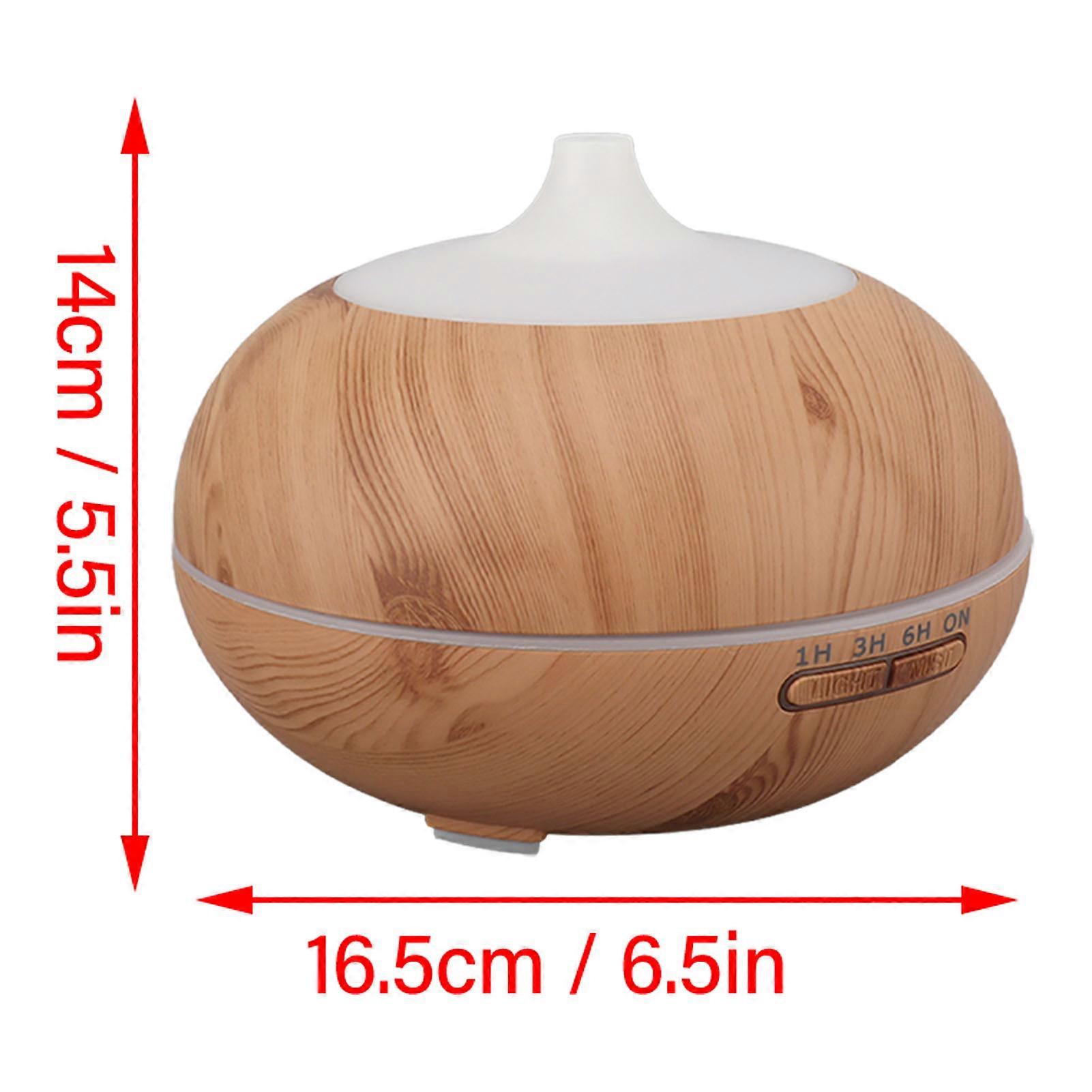 550ML Wood Grain Aromatherapy Diffuser Aroma Diffuser Ultrasound Oil ...