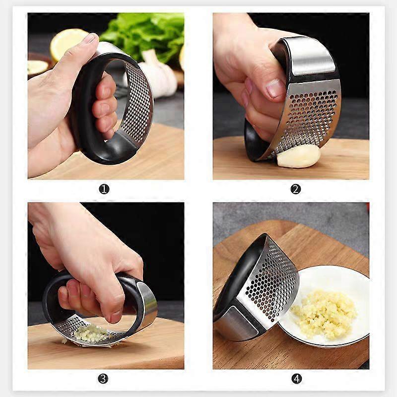 Multifunction Stainless Steel Garlic Press Grinding Grater Crush Tool ...
