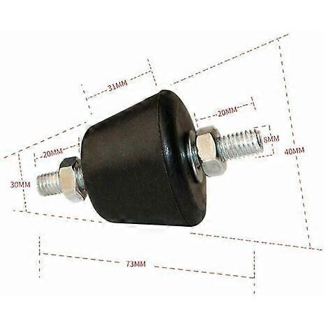 Conical Silent Block for M8 Air Conditioner Anti-vibration Foot Set of ...