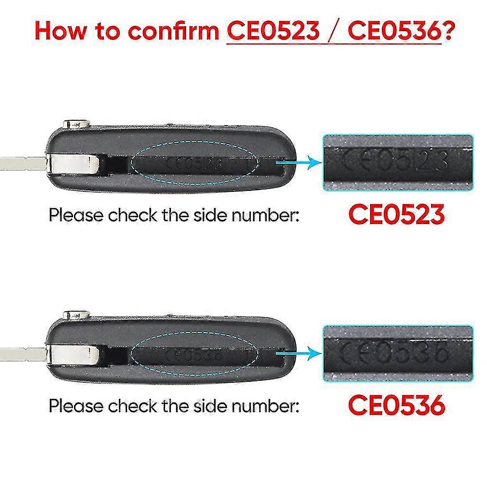 For Citroen C2 C3 C4 C5 C6 C8 433mhz Id46 3 Buttons Light Flip Remote ...