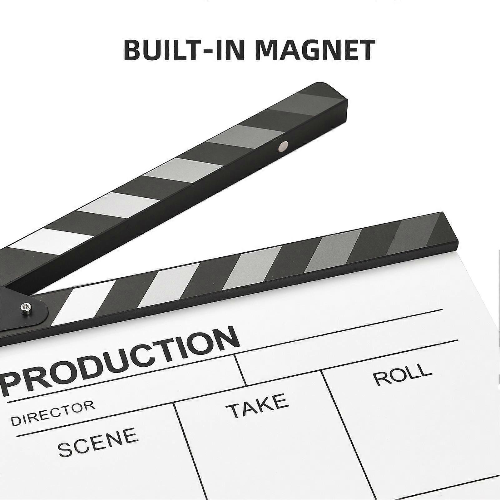 Acrylic Clapperboard Film Clapboard Movie Director's Slate Cut Action ...