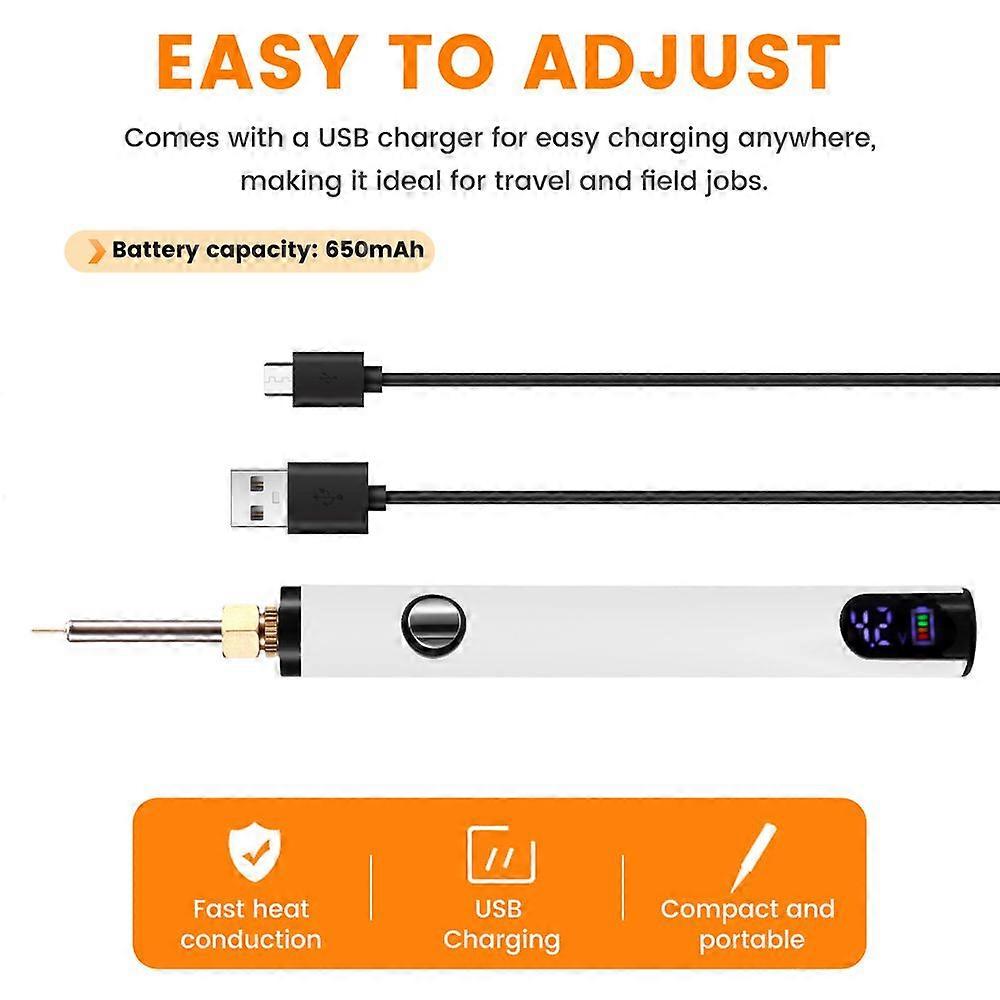 510 Thread Battery Cart Pen Electric Soldering Iron Welding Kit ...