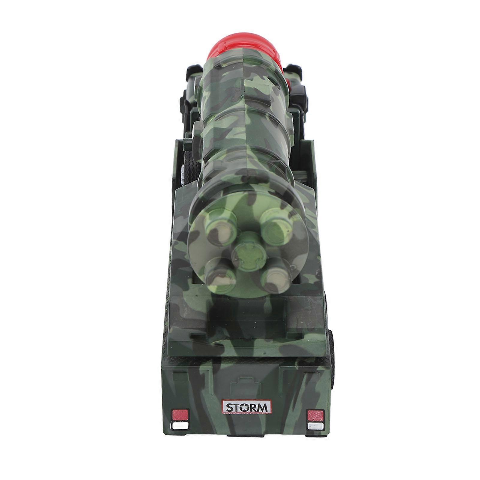 Missile Truck Toy High Simulation Strong Return Force Alloy Lights ...