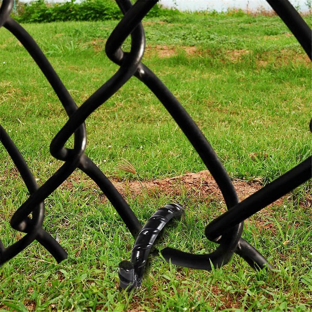 10pcs Threaded Steel Bar Stakes/Ground Stakes/Outdoor Fence Ground ...