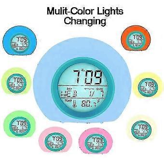 Alarm Clock For Kids, Digital Led Light Alarm Clock With 6 Natural ...