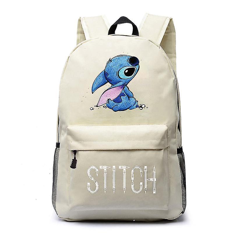 Stitch Backpack Black Starry Sky Large Capacity Student Schoolbag Tidea ...