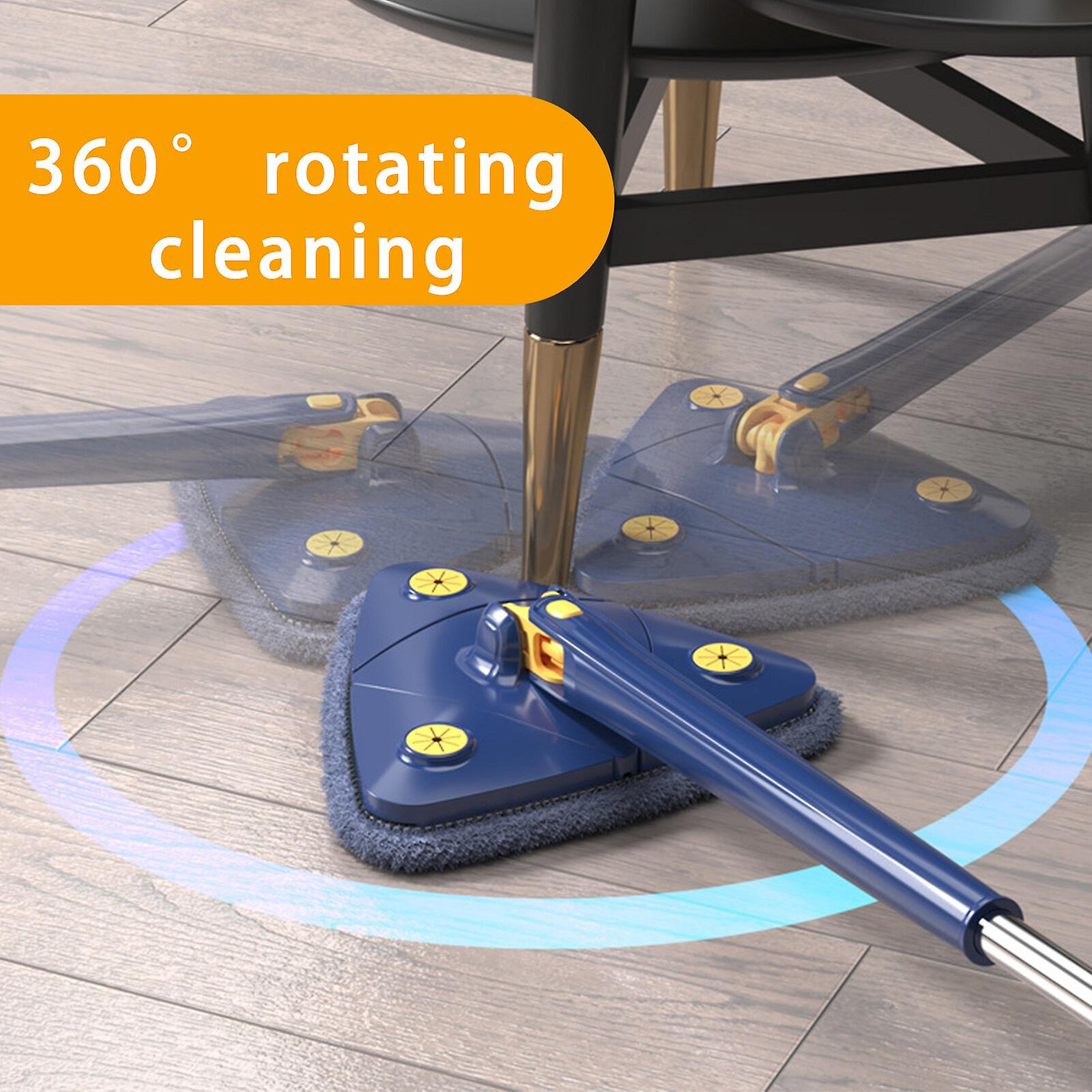 Triangular Mop With Twistable Head Replacement, Multi-purpose Household ...