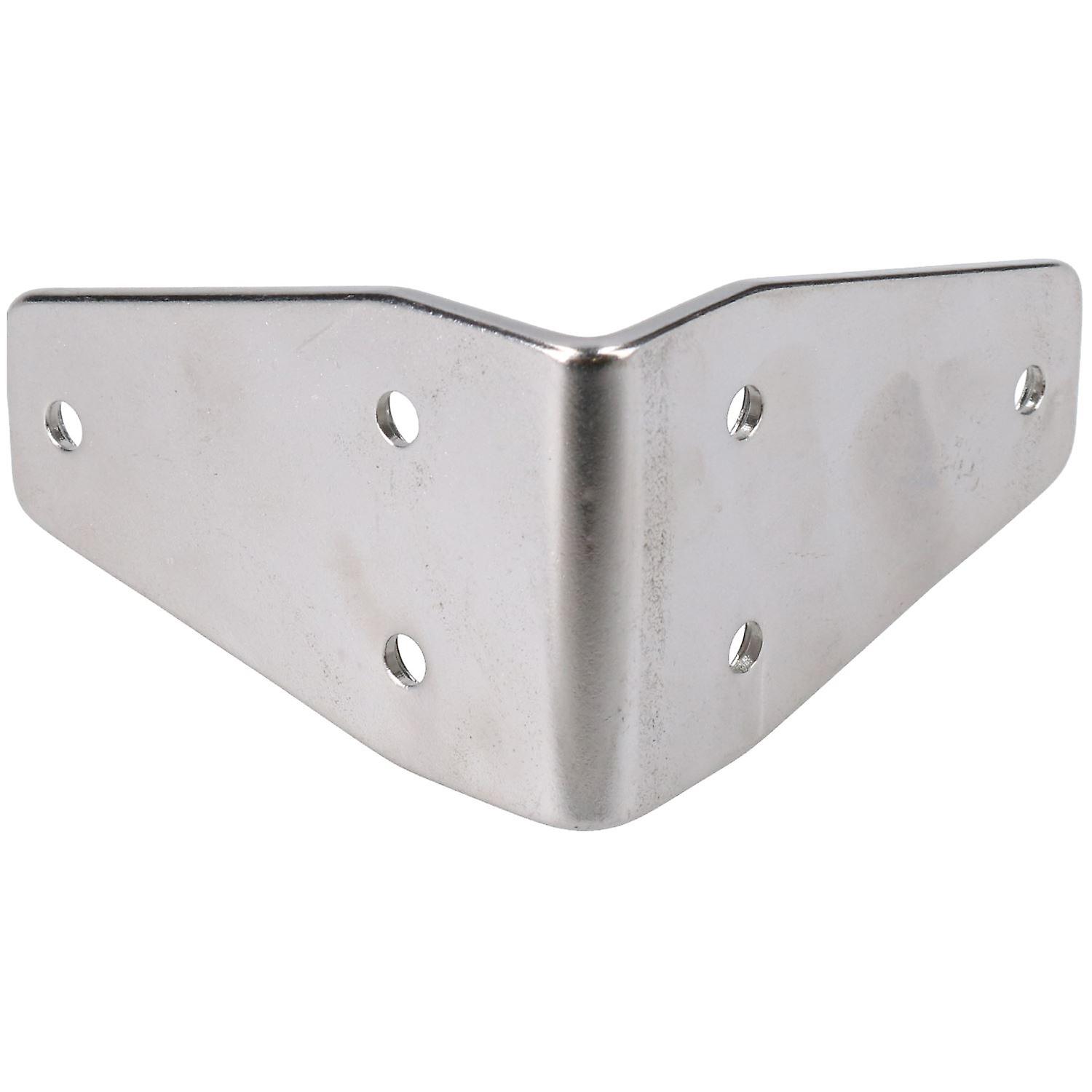 4 Pack Angle Bracket 90 Degree Brace Marine Stainless Steel 80mm x 50mm ...