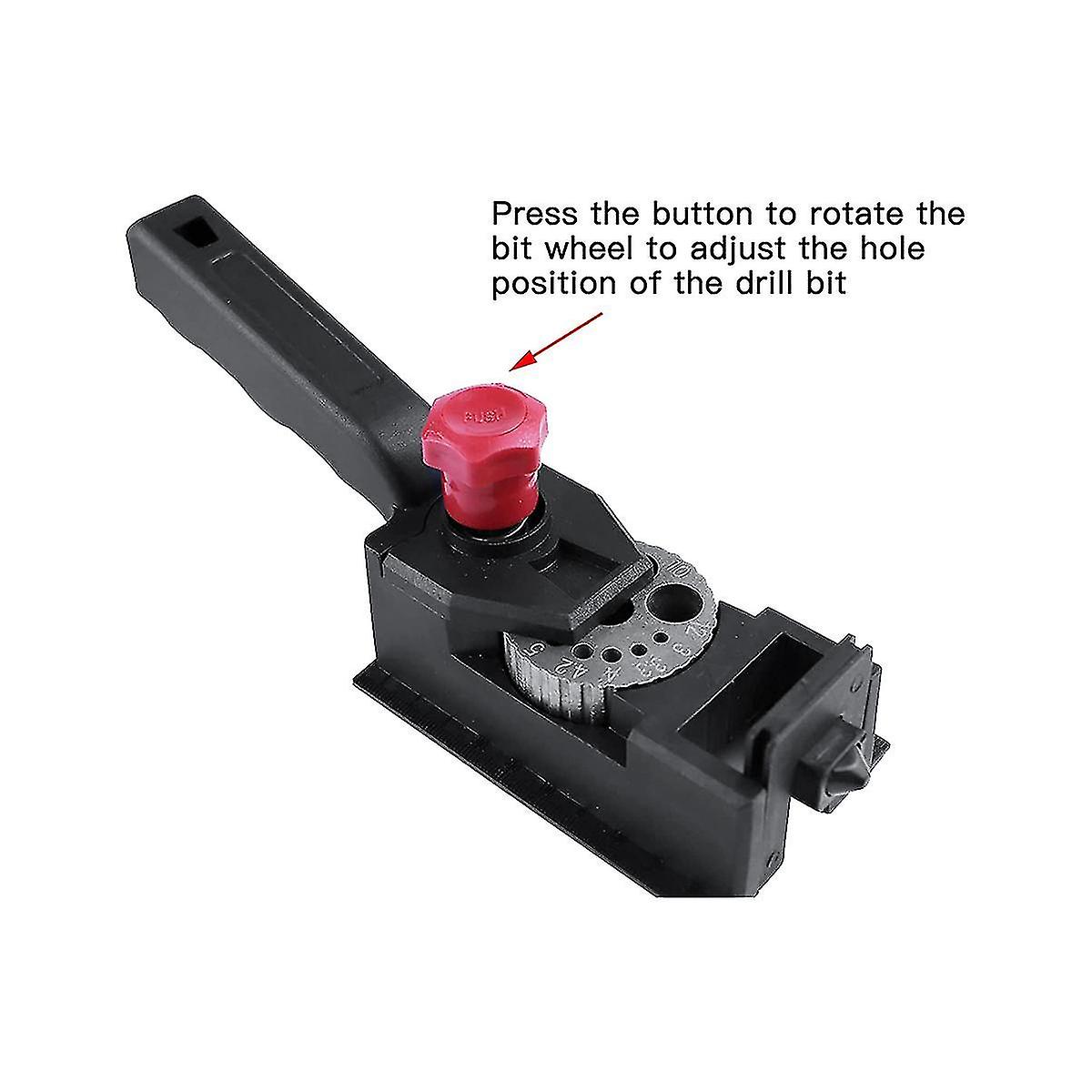 Dowel Drill Guide,adjustable Self Centering Dowel Jig Kit For 3-12mm ...