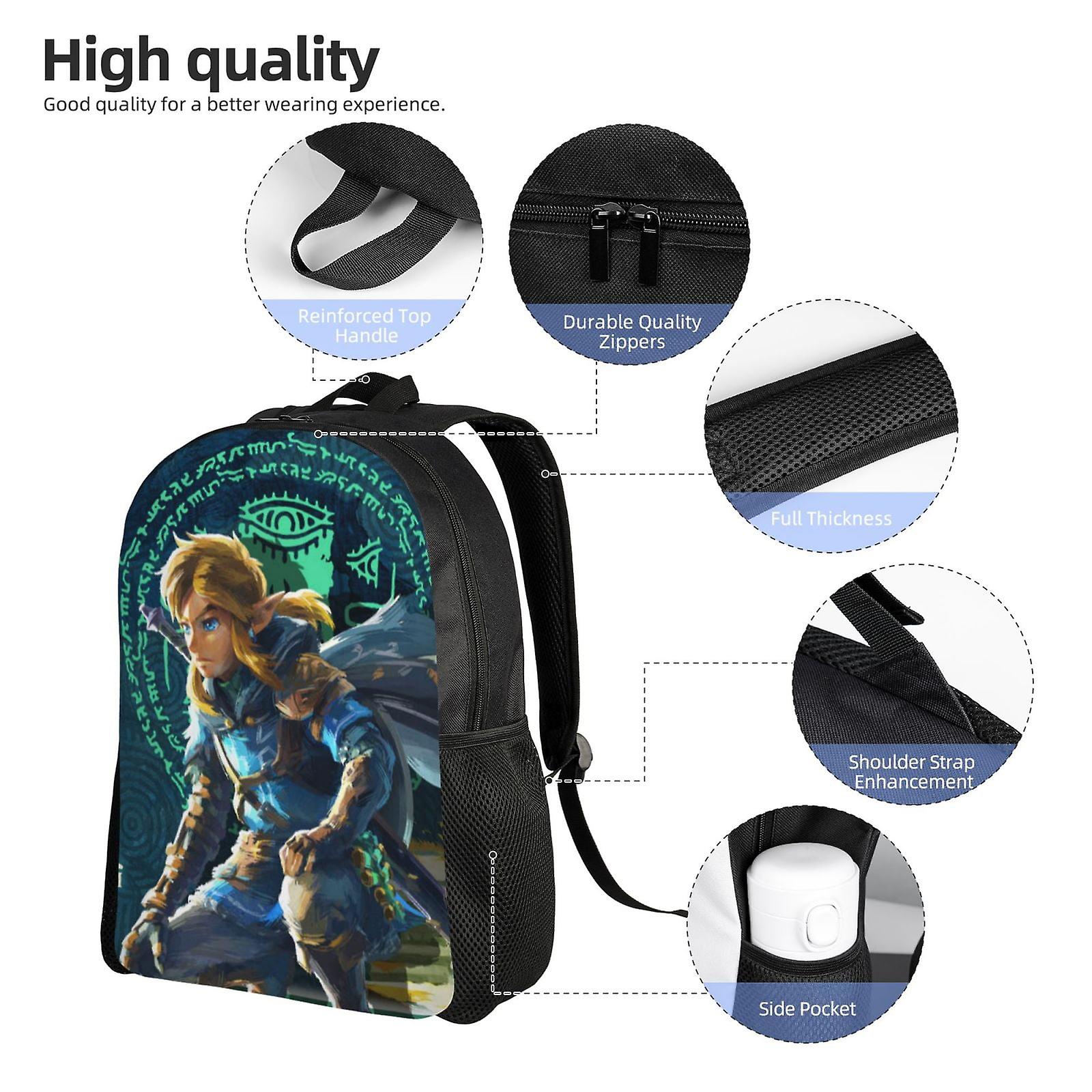 The Legend Of Zelda Kids Backpack School Bags Book Bags Travel Bag For ...